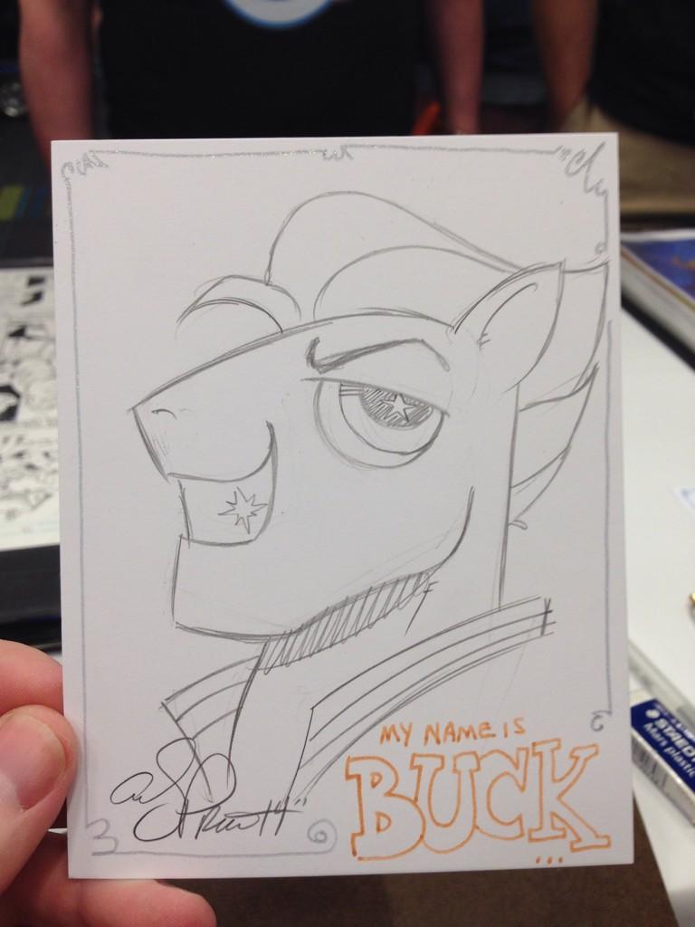 #710740 - safe, artist:andypriceart, buck withers, idw, solo ...