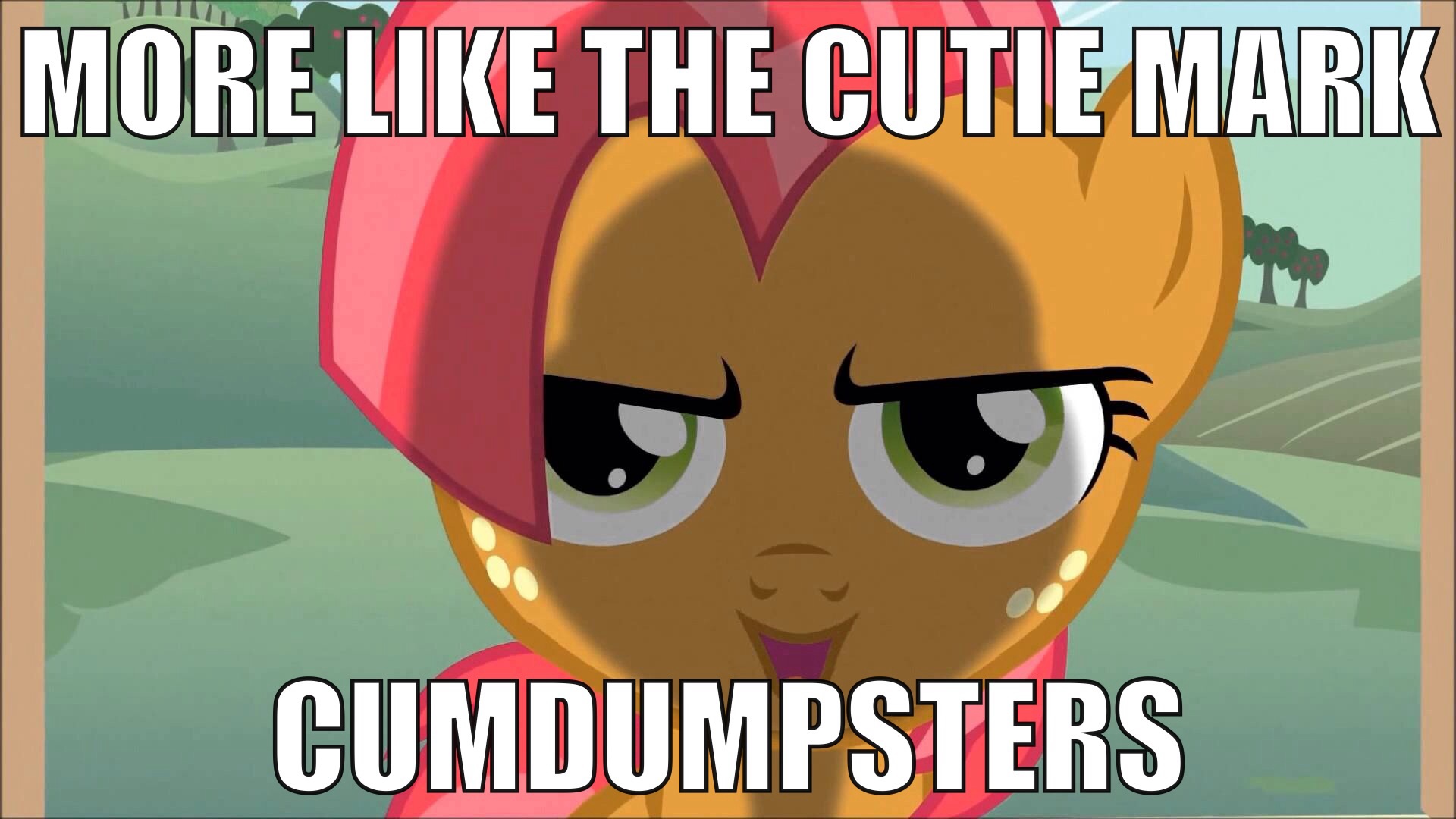 #690836 - questionable, babs seed, female, image macro, implied foalcon ...