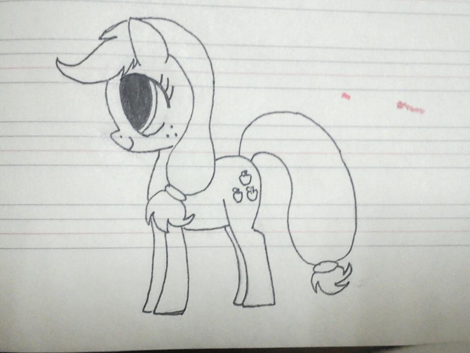 #809048 - safe, artist:sadasdsad, applejack, g4, female, grayscale ...