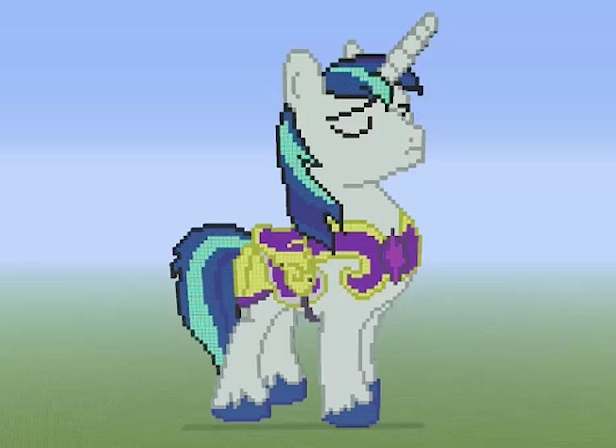 #810337 - safe, shining armor, minecraft, minecraft pixel art, pixel ...