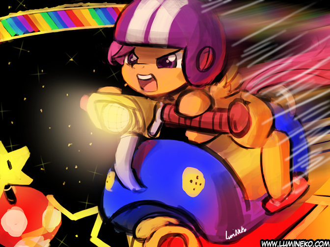 #801799 - safe, artist:lumineko, scootaloo, 30 minute art challenge ...