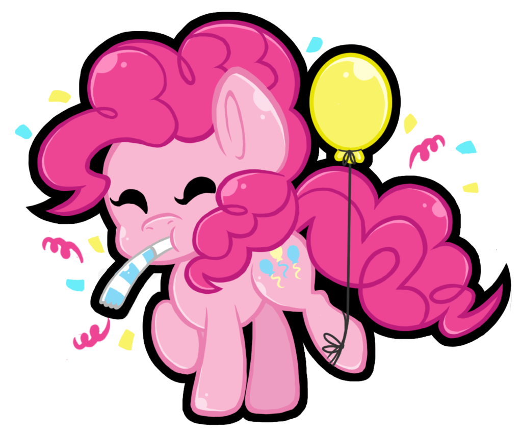 #998555 - safe, artist:j-lin-mlp, pinkie pie, balloon, chibi, female ...