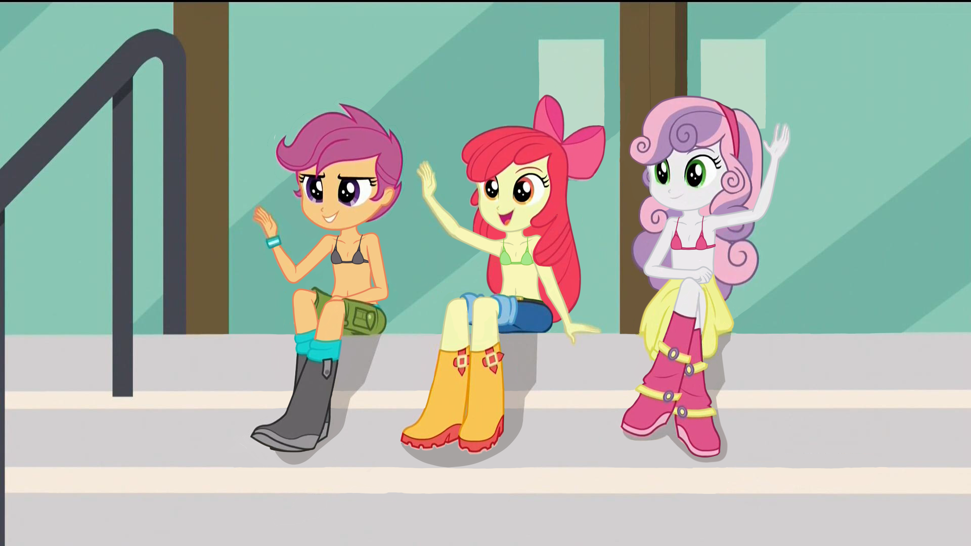 #1001332 - suggestive, edit, edited screencap, screencap, apple bloom ...