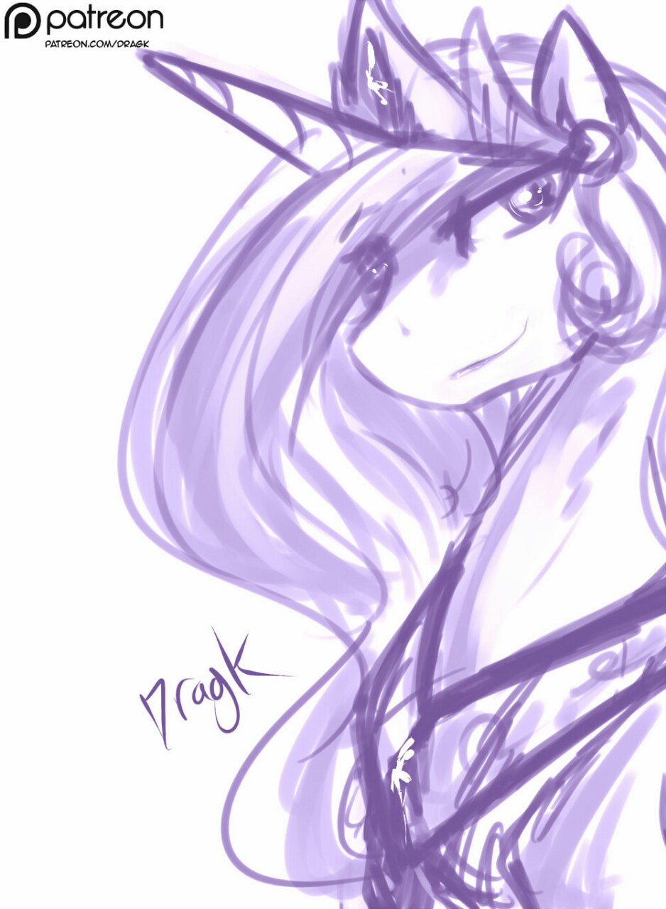 #1012288 - safe, artist:dragk, princess celestia, female, looking at ...