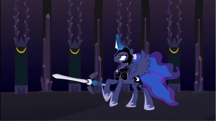 #996092 - safe, princess luna, fall of the crystal empire, animated ...