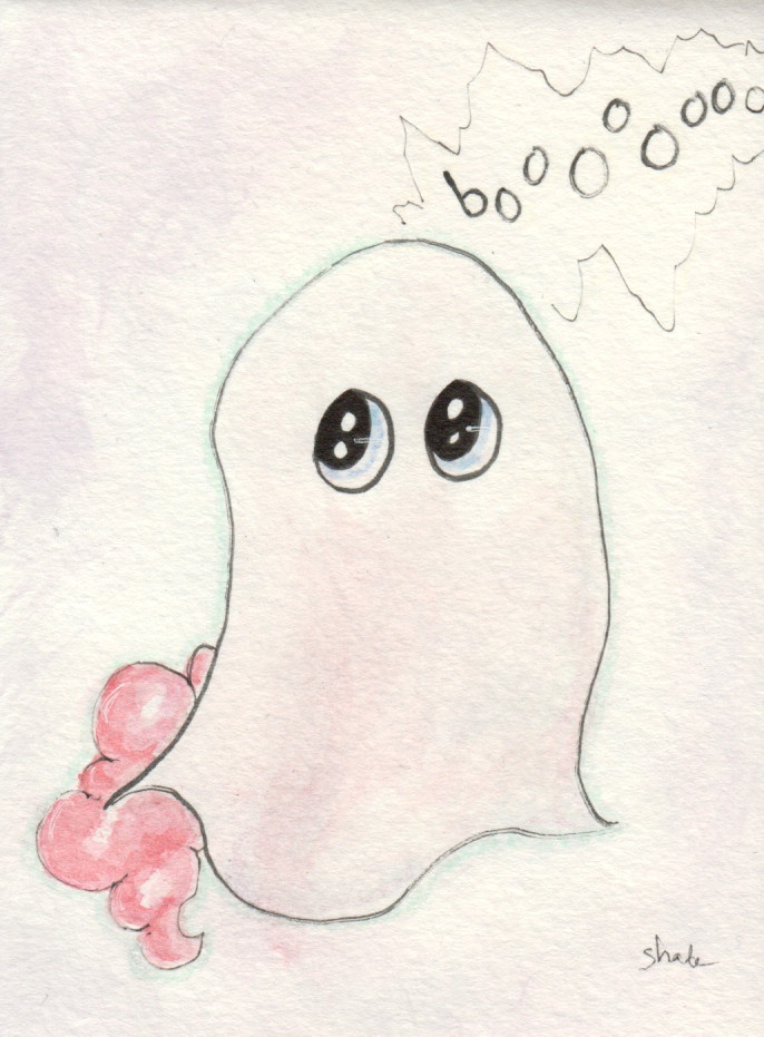 #1015443 - safe, artist:slightlyshade, pinkie pie, ghost, ambiguous ...