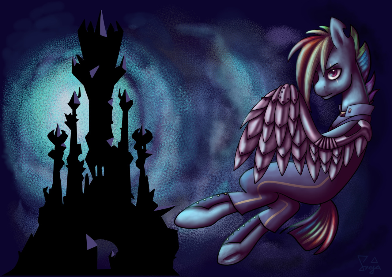 #1034541 - safe, king sombra, rainbow dash, the cutie re-mark ...