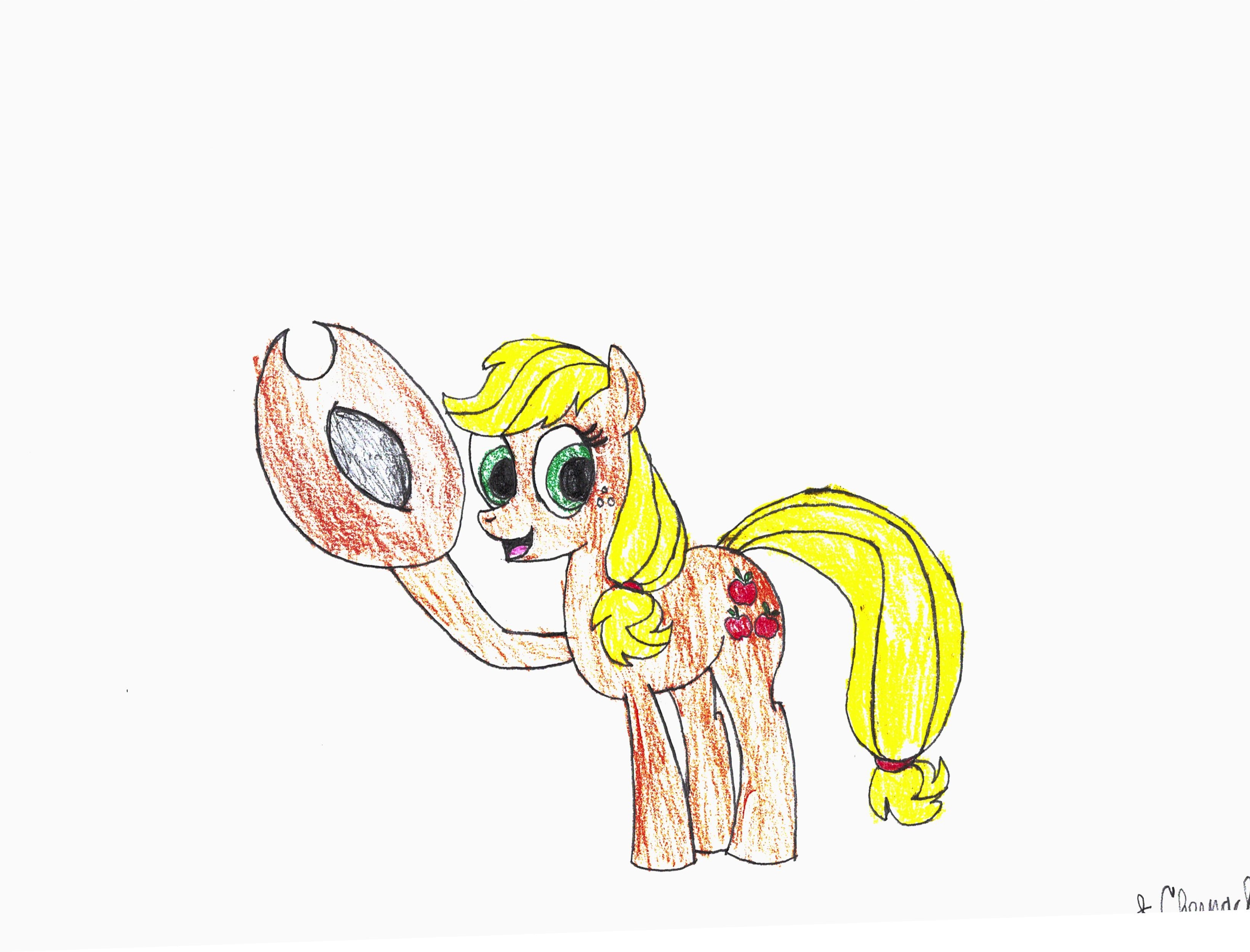 #1042335 - safe, artist:endlesswire94, applejack, g4, female, hat tip ...