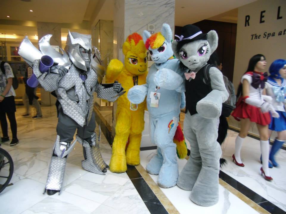 #834042 - safe, octavia melody, rainbow dash, spitfire, cosplay ...