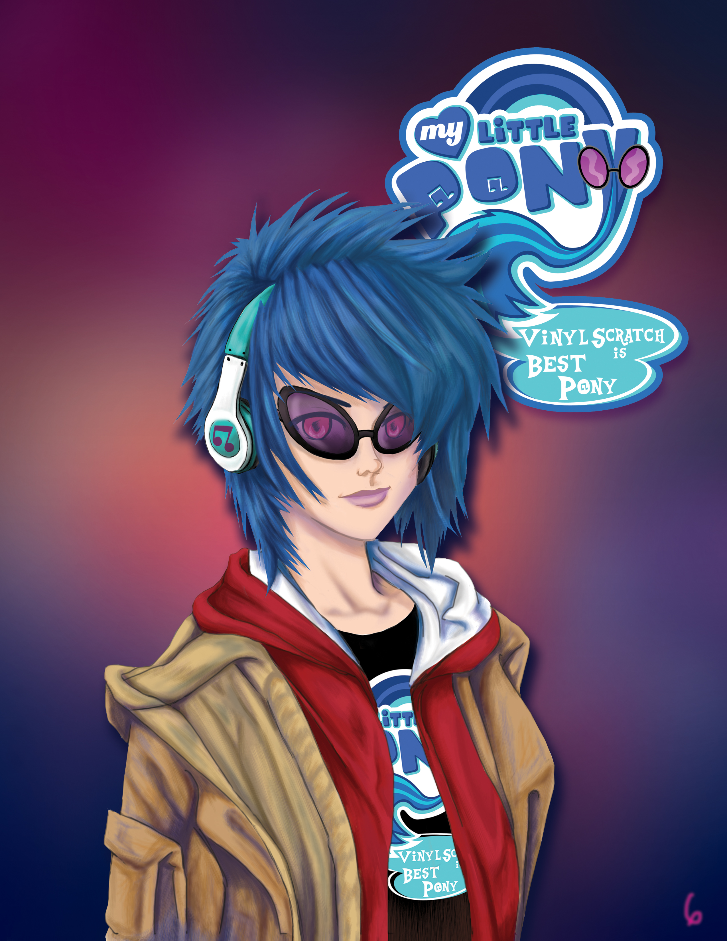 #837604 - safe, artist:satou2612, dj pon-3, vinyl scratch, human, best ...