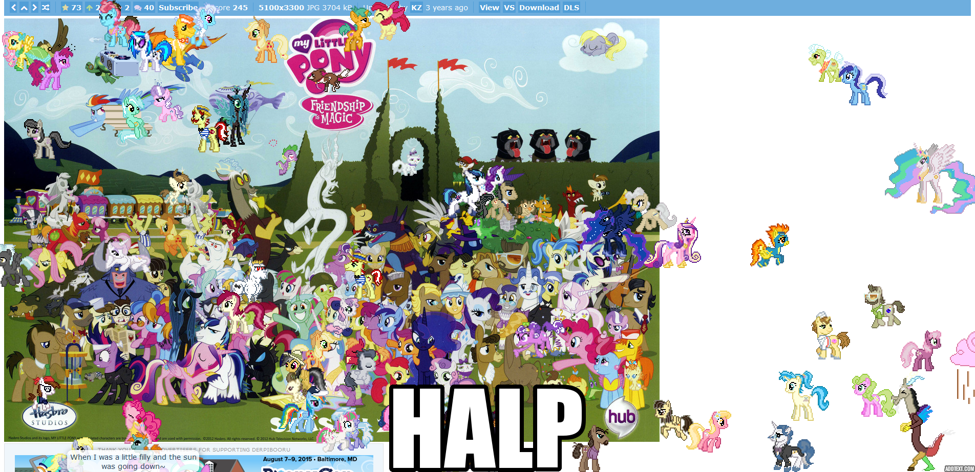 #861827 - safe, ahuizotl, allie way, angel bunny, apple bloom ...