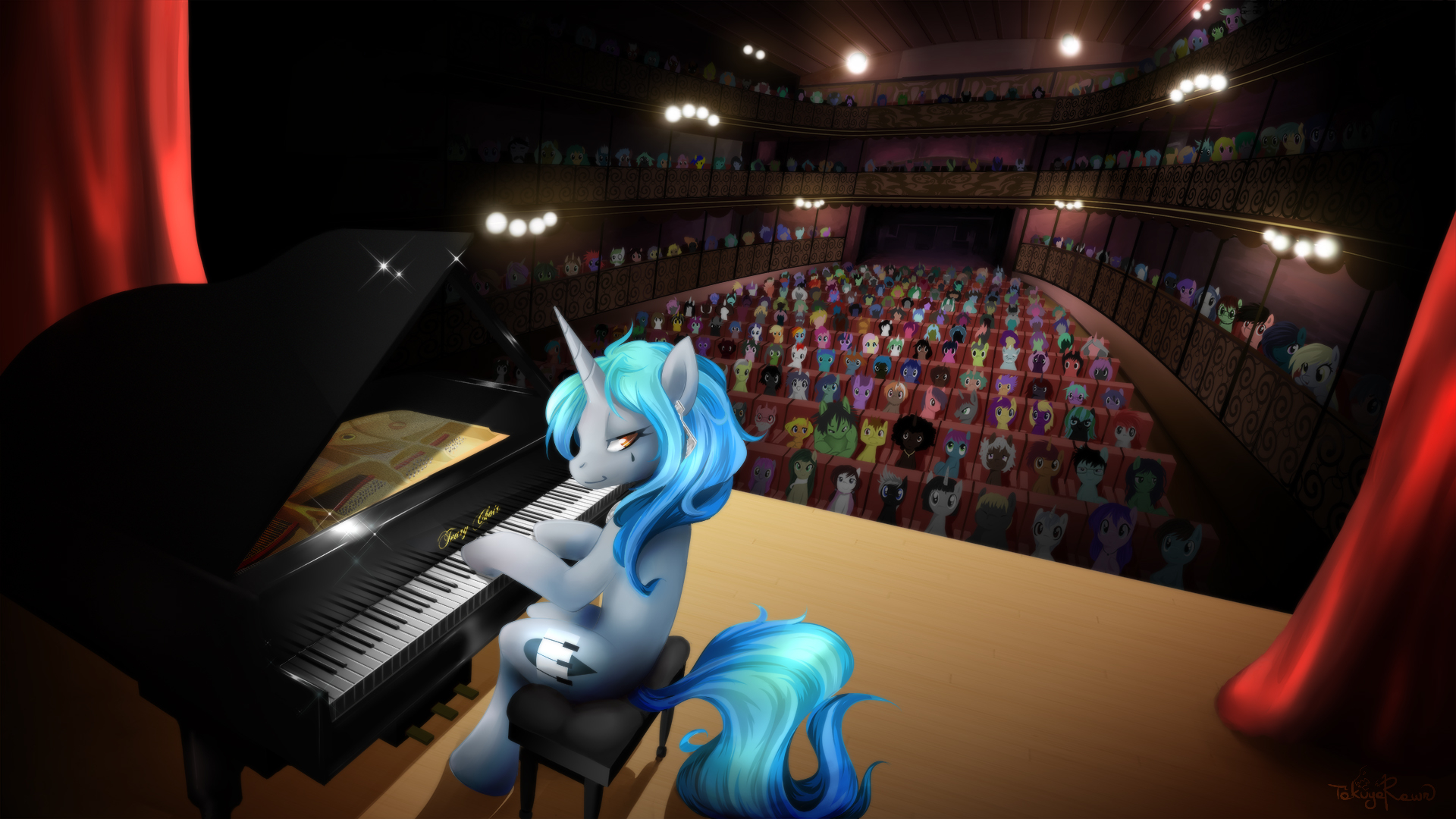 #872966 - safe, artist:takuyarawr, applejack, derpy hooves, fluttershy ...