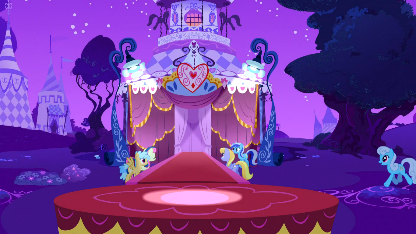 #874939 - safe, screencap, bon bon, cloud kicker, linky, minuette ...