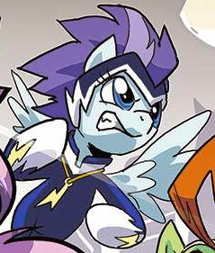 #876026 - safe, idw, official comic, zapp, g4, power ponies - Derpibooru