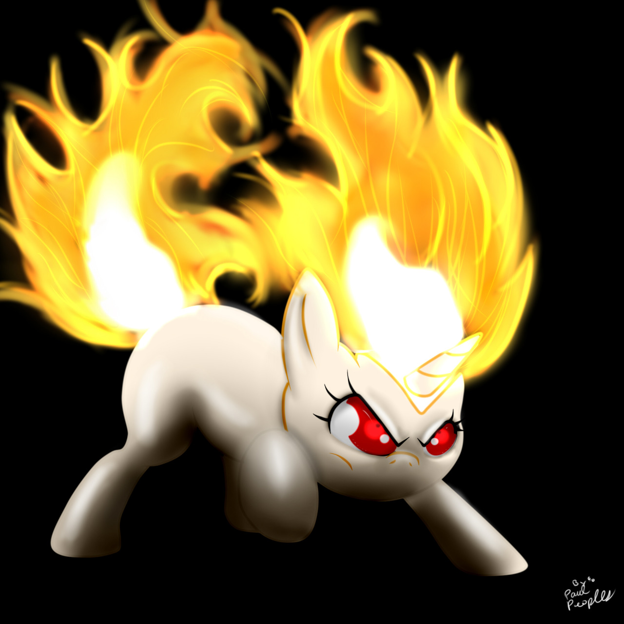 #879545 - safe, artist:paulpeopless, twilight sparkle, rapidash, angry ...
