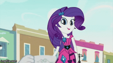 #866590 - animated, cute, equestria girls, flirting, life is a runway ...