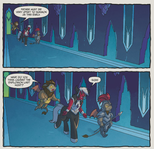 #868699 - safe, idw, official comic, lord tirek, scorpan, centaur ...