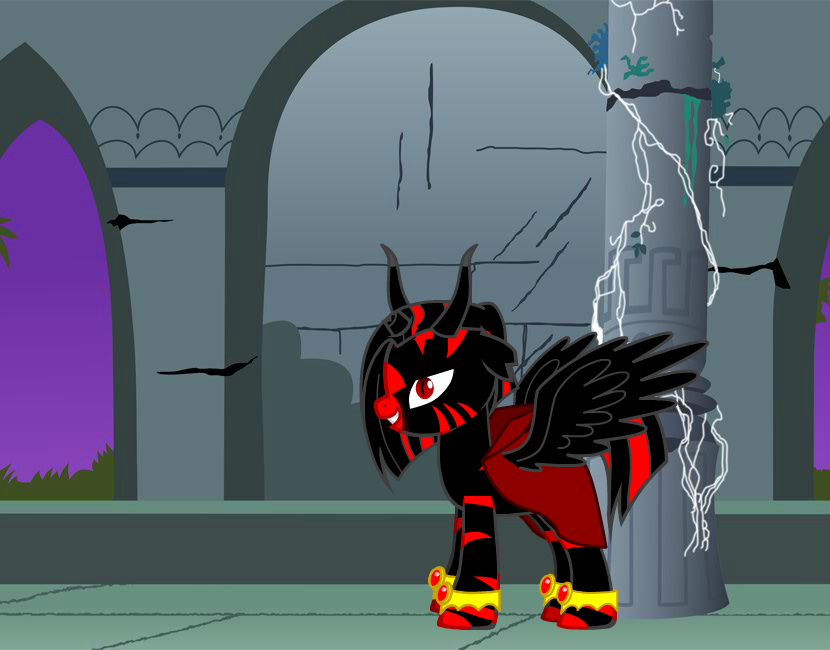 #890376 - safe, pony creator, donut steel, edgy, joke oc, red and black ...