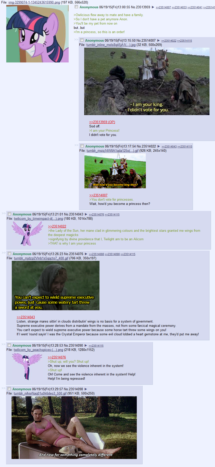 #919729 - suggestive, twilight sparkle, alicorn, pony, g4, /mlp/, 4chan, 4chan screencap, female ...