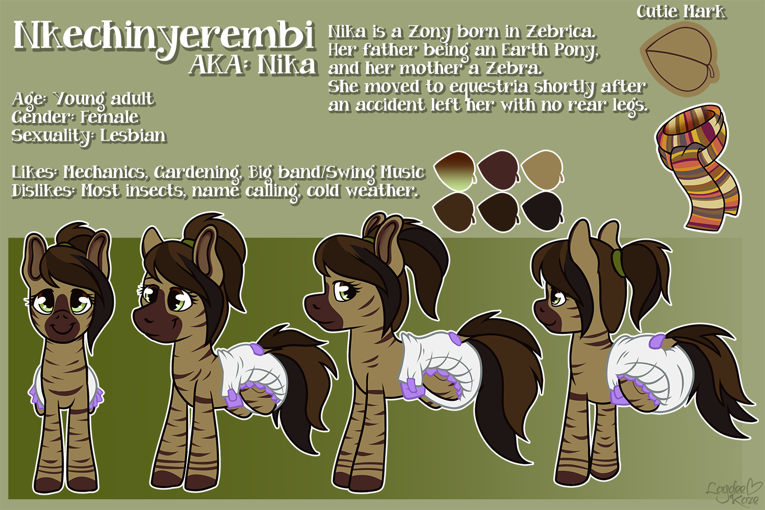 #932975 - questionable, artist:laydeekaze, oc, oc only, oc:nika, oc ...