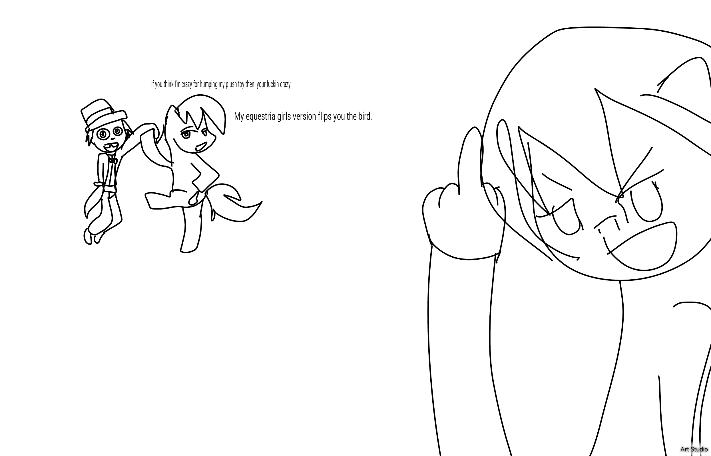 Draw your ocs middle finger meme - isseamber