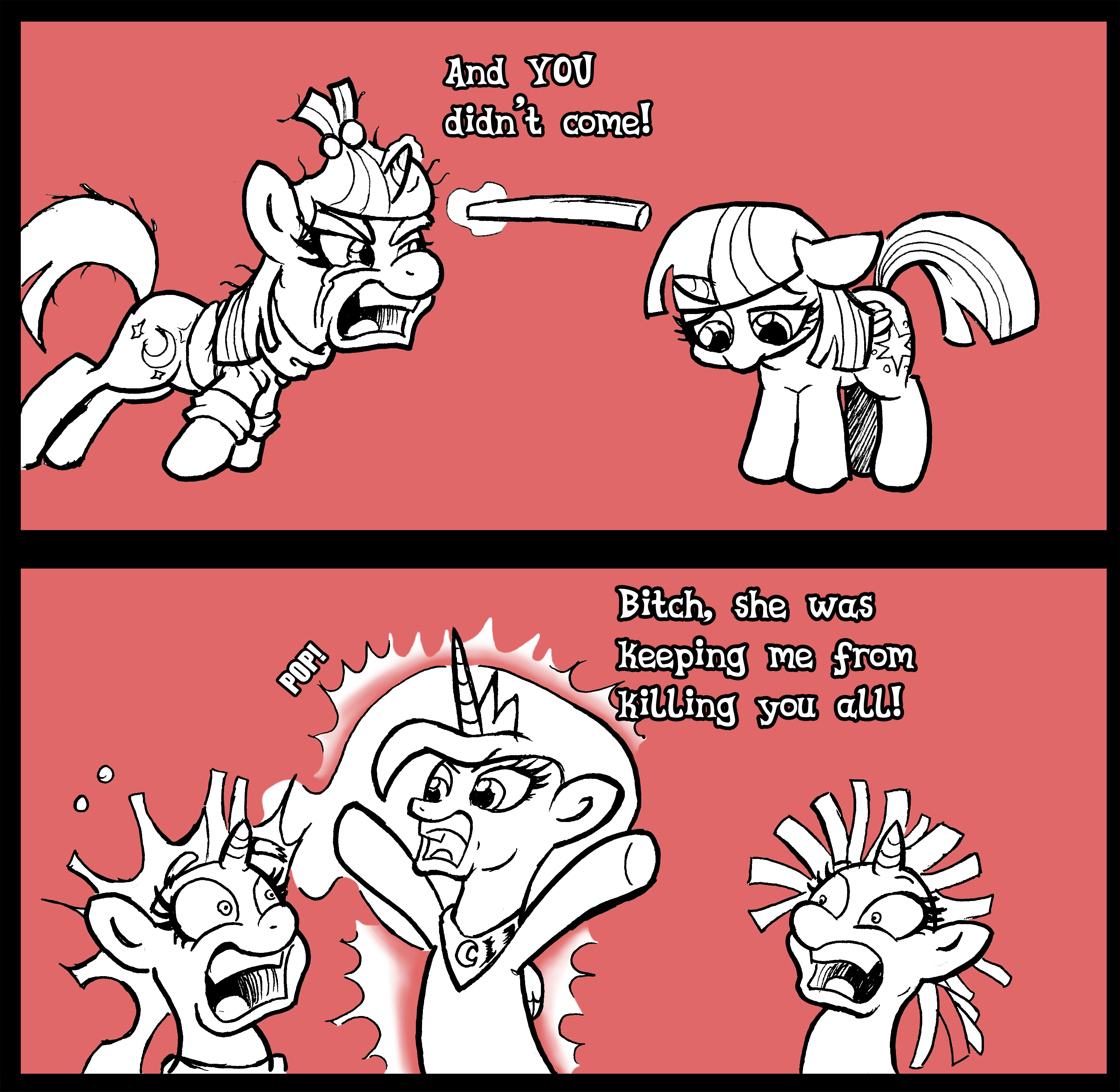 #960654 - safe, artist:darkone10, moondancer, princess luna, twilight ...