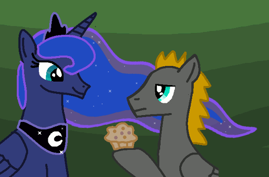 #970196 - safe, artist:platinumdrop, princess luna, oc, oc:platinumdrop ...