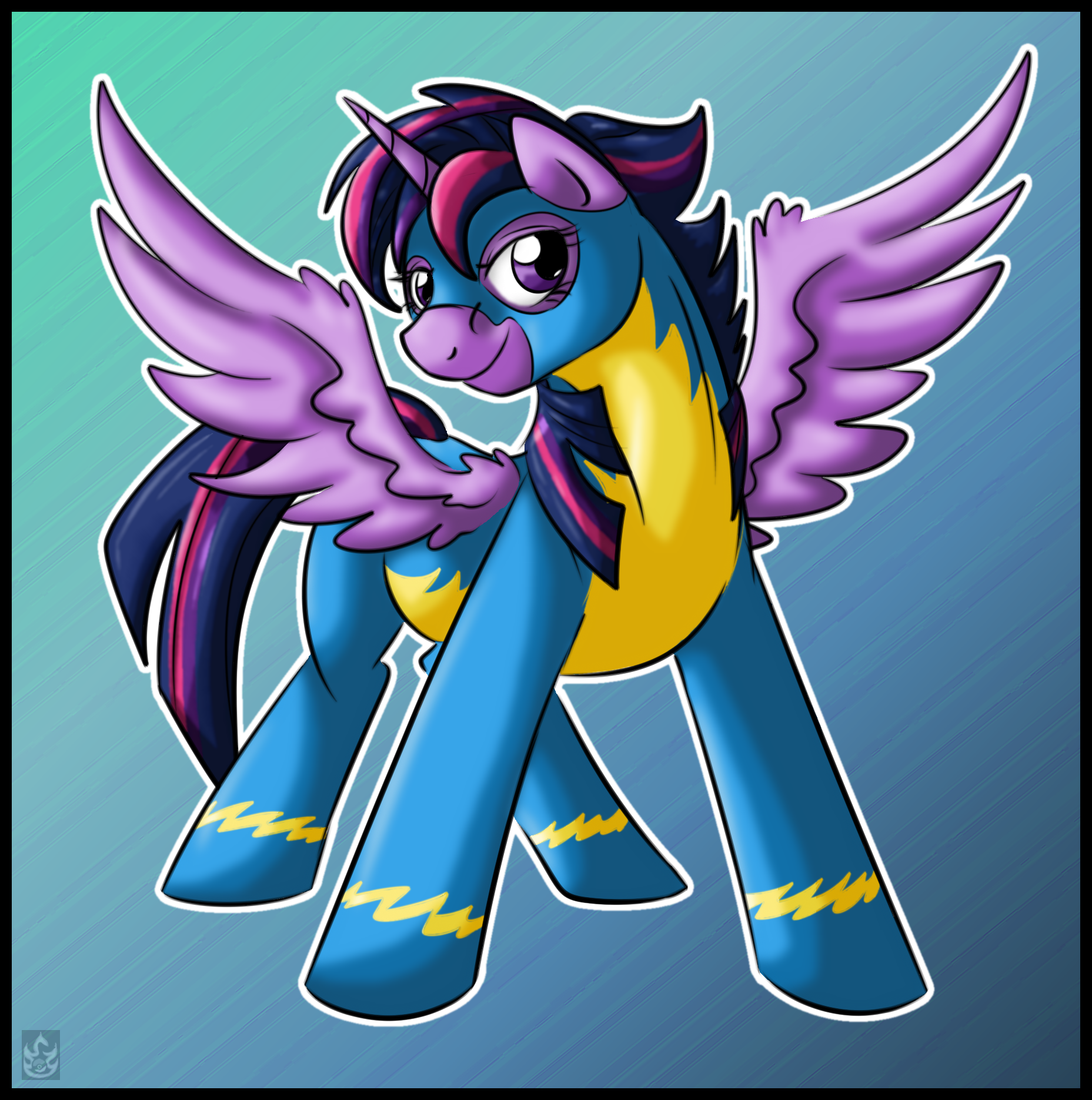 #950282 - safe, artist:stormblaze-pegasus, twilight sparkle, alicorn ...