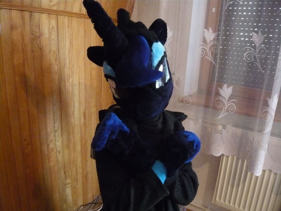 #976594 - safe, princess luna, human, fursuit, irl, irl human, photo ...