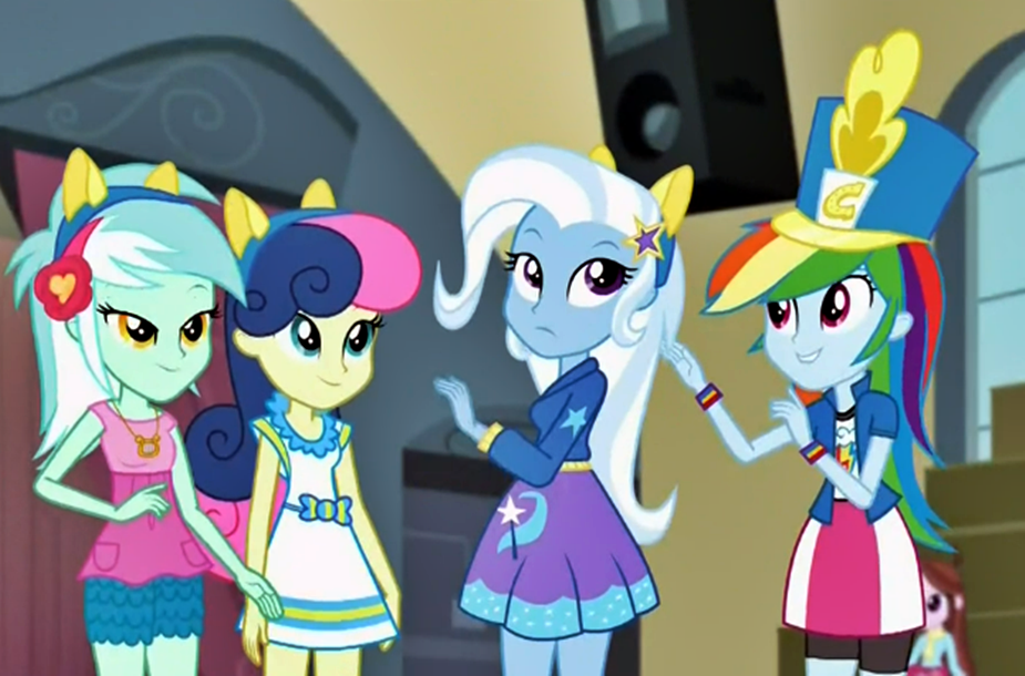 #981790 - bon bon, canterlot high, chs rally song, clothes, equestria ...