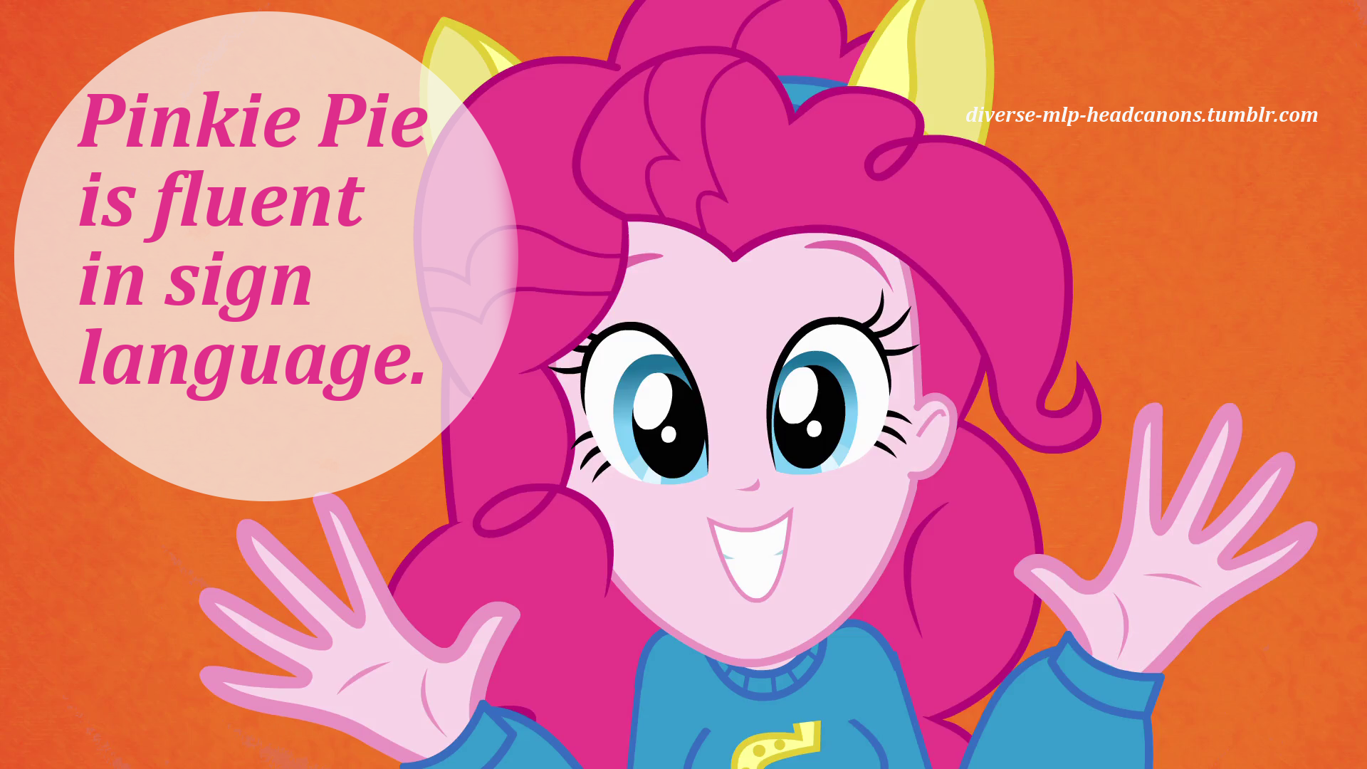 #1068380 - safe, pinkie pie, equestria girls, diverse-mlp-headcanons ...