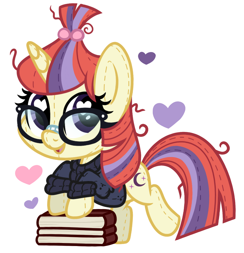 #1069113 - safe, artist:lupulrafinat, moondancer, book, cute ...