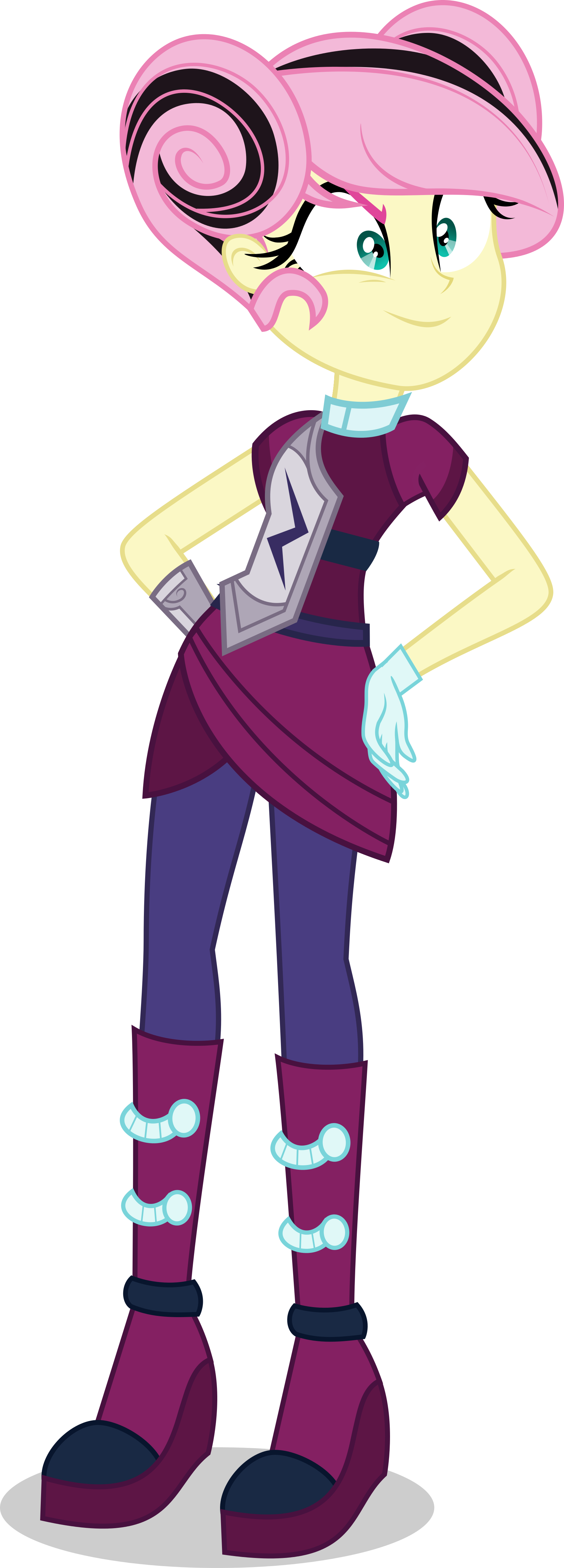 #1074013 - safe, artist:xebck, fluttershy, human, equestria girls, g4 ...