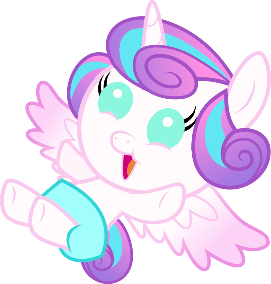 #1075739 - safe, artist:xebck, edit, princess flurry heart, alicorn ...