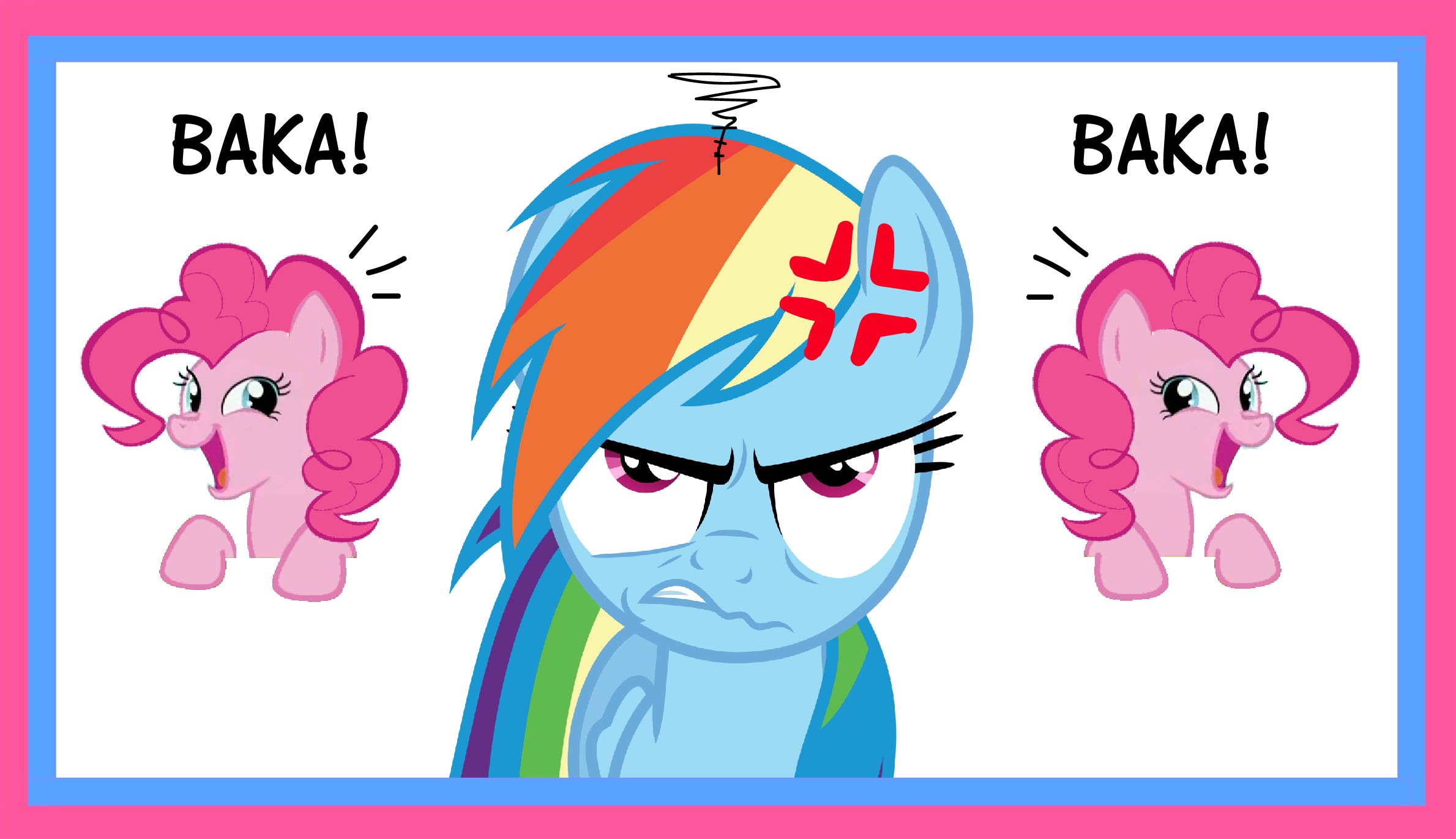 #1269732 - safe, artist:pinkamena-chan, pinkie pie, rainbow dash, pony ...