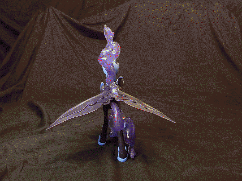 #1289445 - safe, nightmare moon, animated, fan series, female, flapping ...