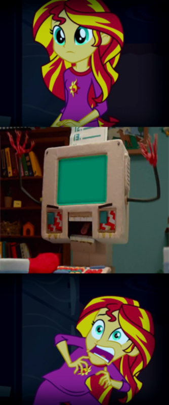 #1077900 - safe, sunset shimmer, equestria girls, g4, colin (don't hug ...