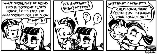 #1096787 - safe, artist:foudubulbe, maud pie, trixie, pony, unicorn ...