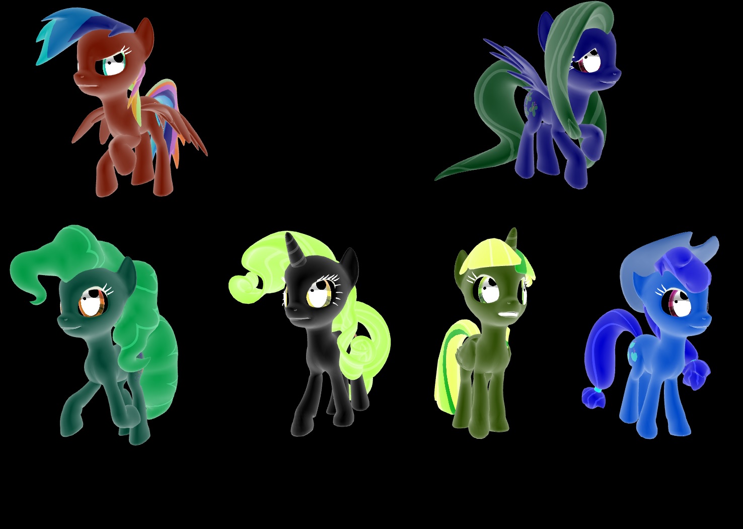 #1079072 - safe, applejack, fluttershy, pinkie pie, rainbow dash ...