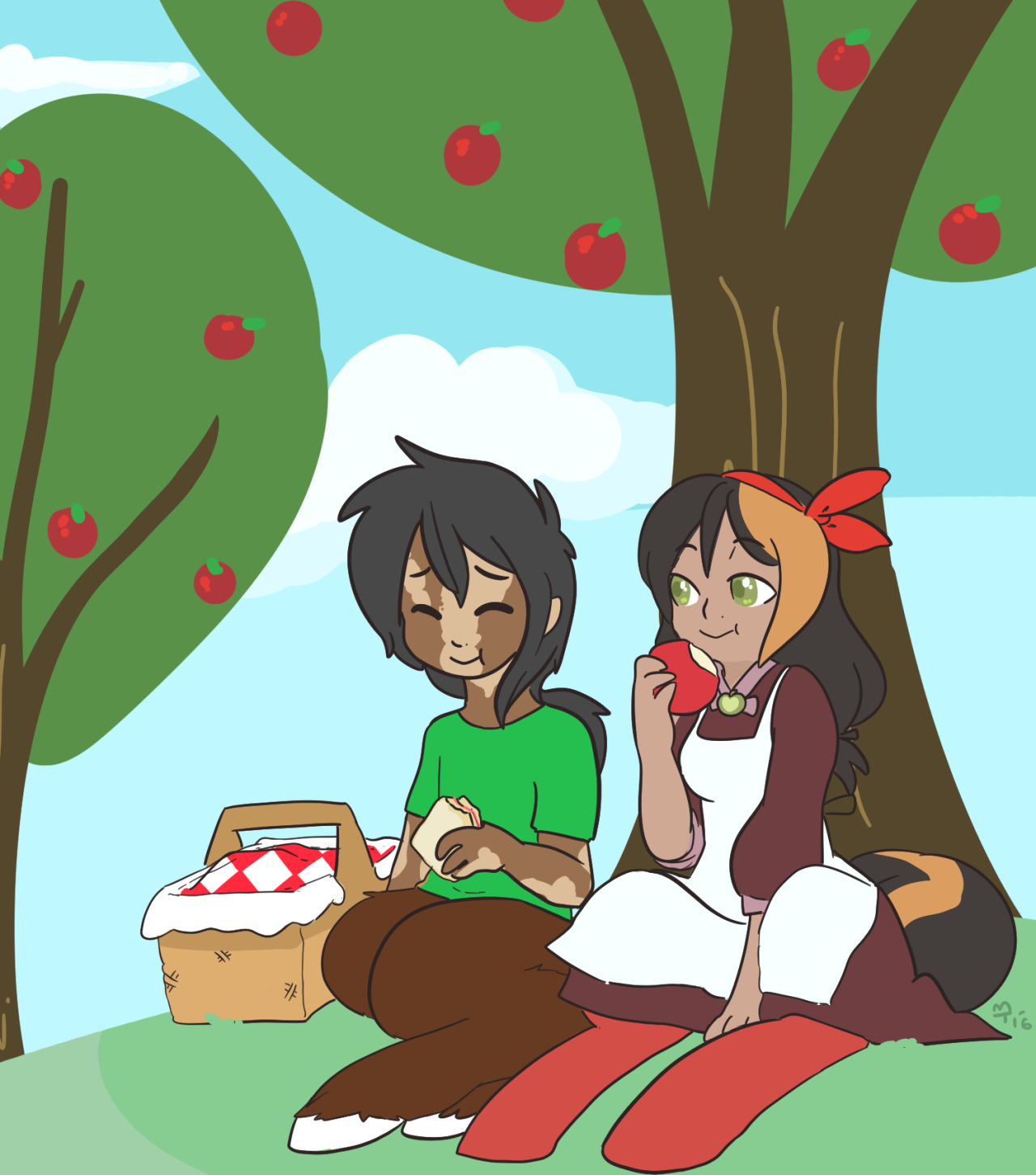 #1117760 - safe, artist:mt, oc, oc only, oc:darcy, oc:warren, satyr ...