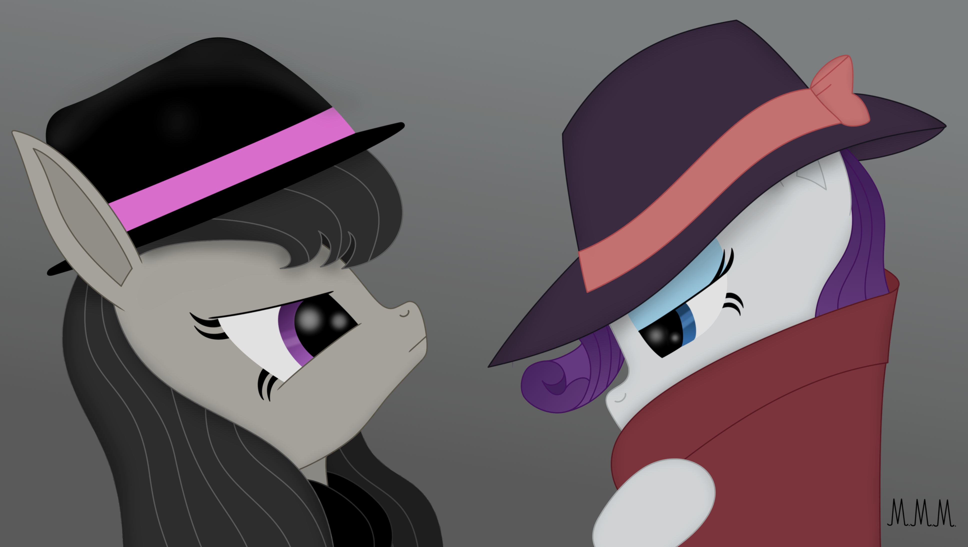 #1120321 - safe, artist:tyto4tme4l, octavia melody, rarity, g4, clothes ...