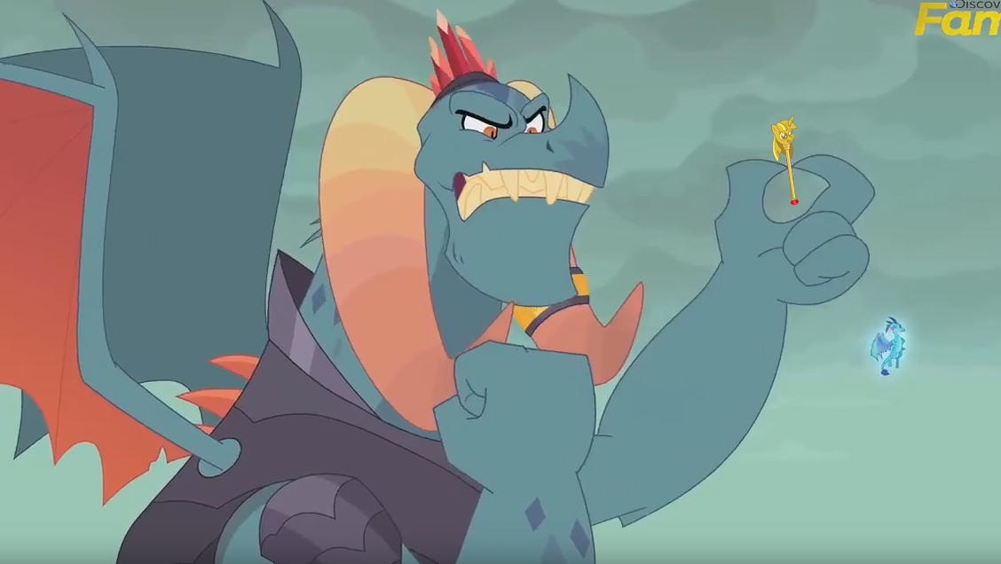 #1132233 - safe, edit, screencap, dragon lord torch, princess ember ...