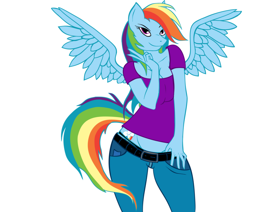 1133441 Suggestive Artistromus91 Artistthedrunkcoyote Rainbow Dash Anthro Breasts