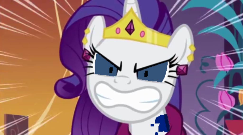 #1126107 - safe, edit, edited screencap, screencap, rarity, g4, angry ...