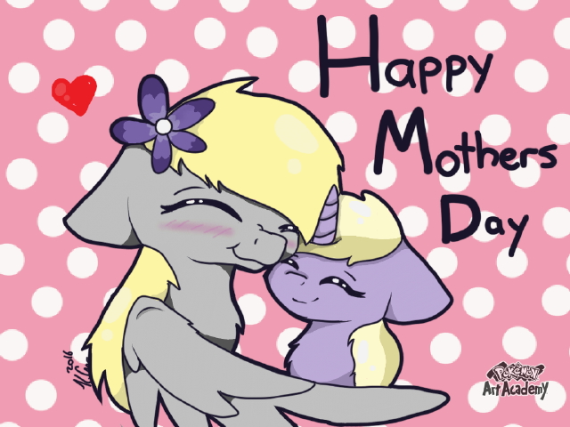 #1149258 - safe, artist:mangledartist203, derpy hooves, dinky hooves ...