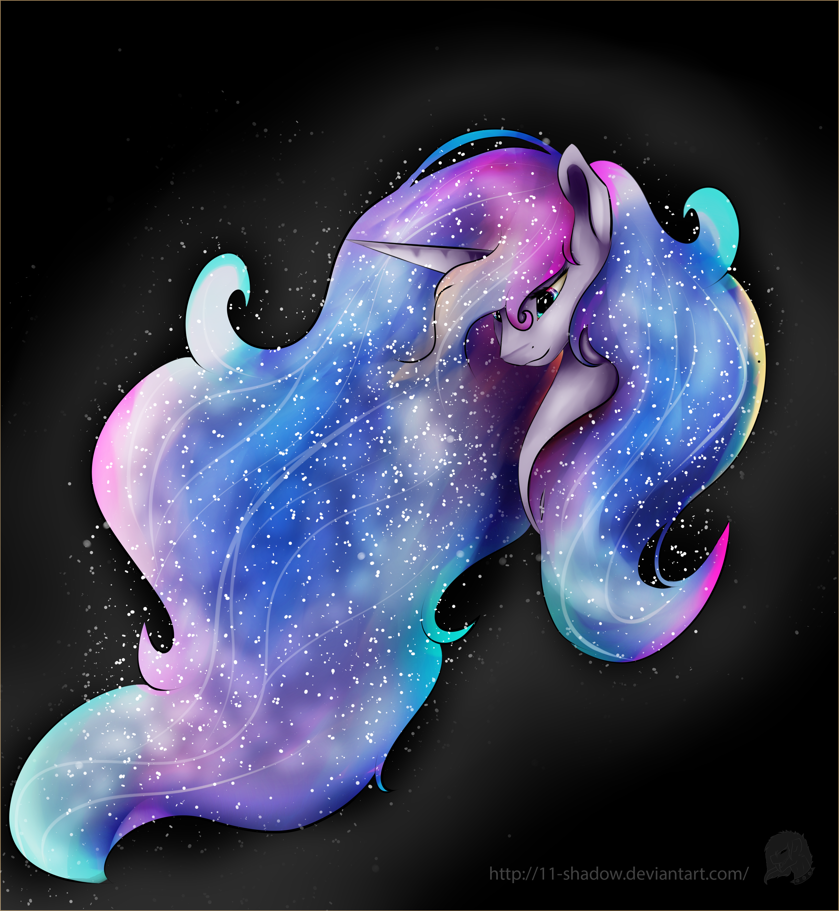 #1176759 - safe, artist:11-shadow, princess cadance, princess celestia ...