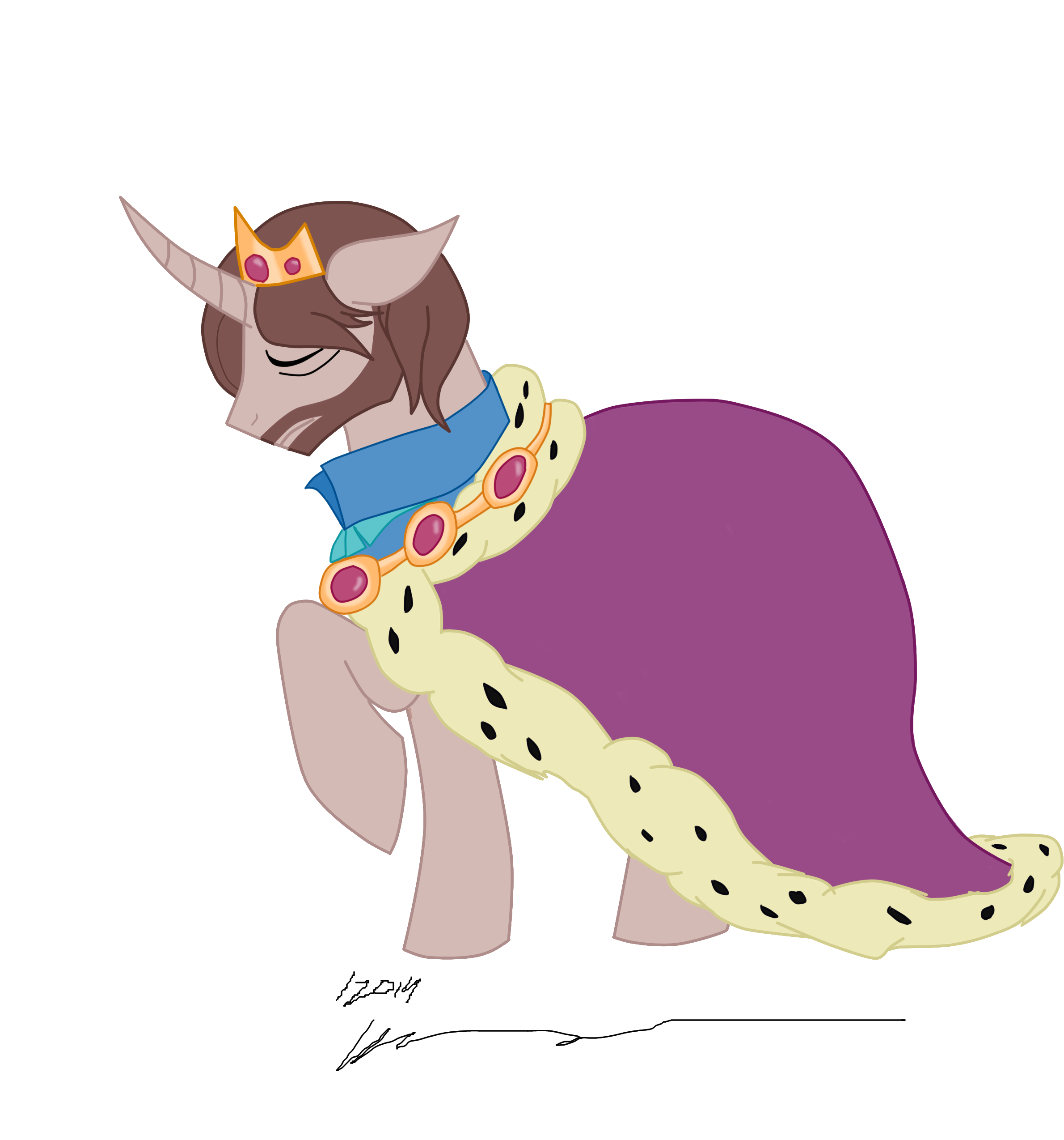 #1179690 - safe, artist:stagetechyart, prince scorpan, scorpan, pony ...