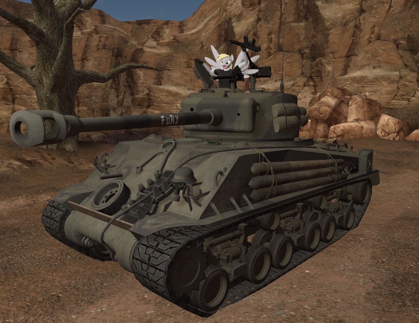 #1189759 - safe, artist:kingdude84, derpy hooves, anthro, g4, 3d ...