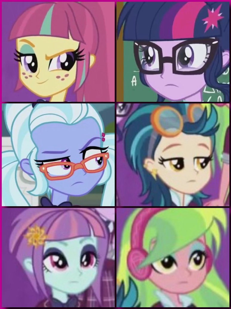#1171672 - safe, artist:awesome992, indigo zap, lemon zest, sci-twi ...