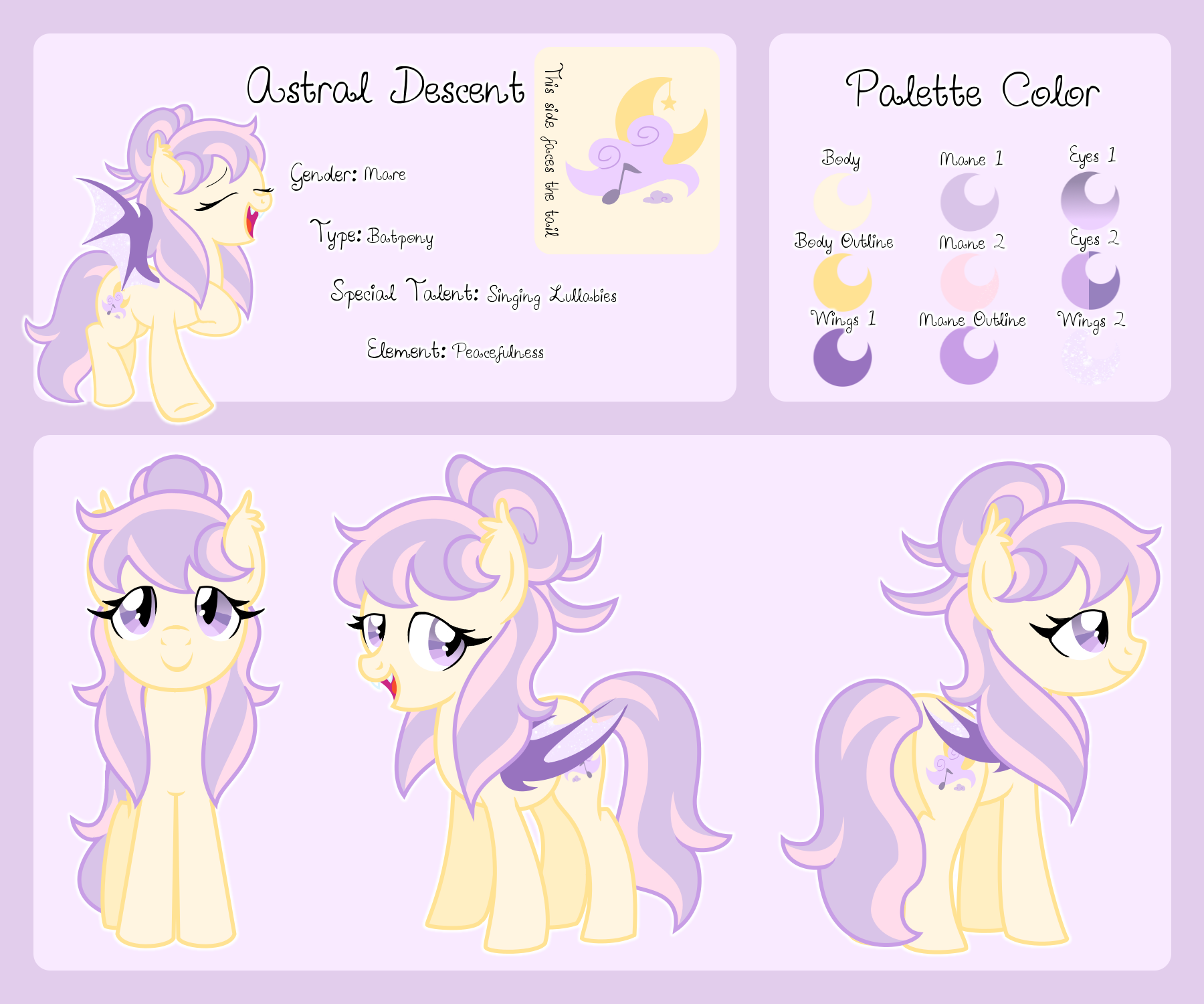 #1191165 - safe, artist:yokokinawa, oc, oc only, oc:astral descent, bat ...